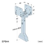 エレベーティッドポストベース《SIMPSON Strong-Tie》 | SIMPSON 金具 シンプソン金具[正規取扱代理店]八幡ねじ ...